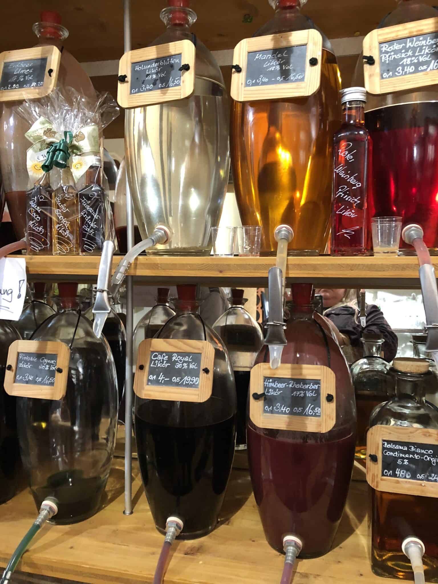 Fussen Germany, Schnapps Tasting