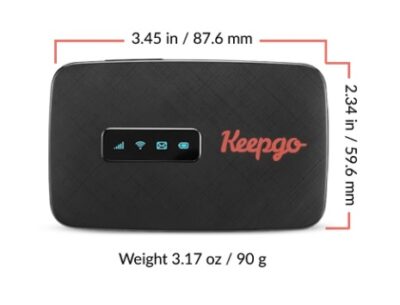 Keepgo Lifetime 4G LTE Mobile WiFi Hotspot
