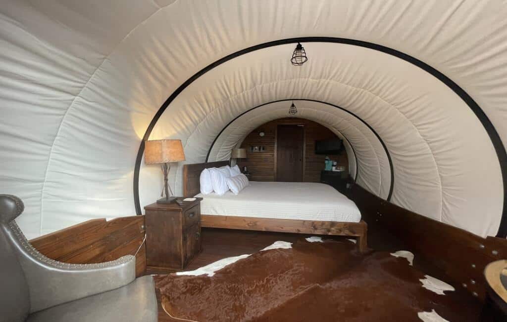 Glamping In Florida In A Covered Wagon