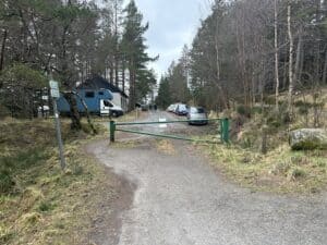 Scotlands Green Loch "An Lochan Uaine" In Glenmore Forest Near Aviemore